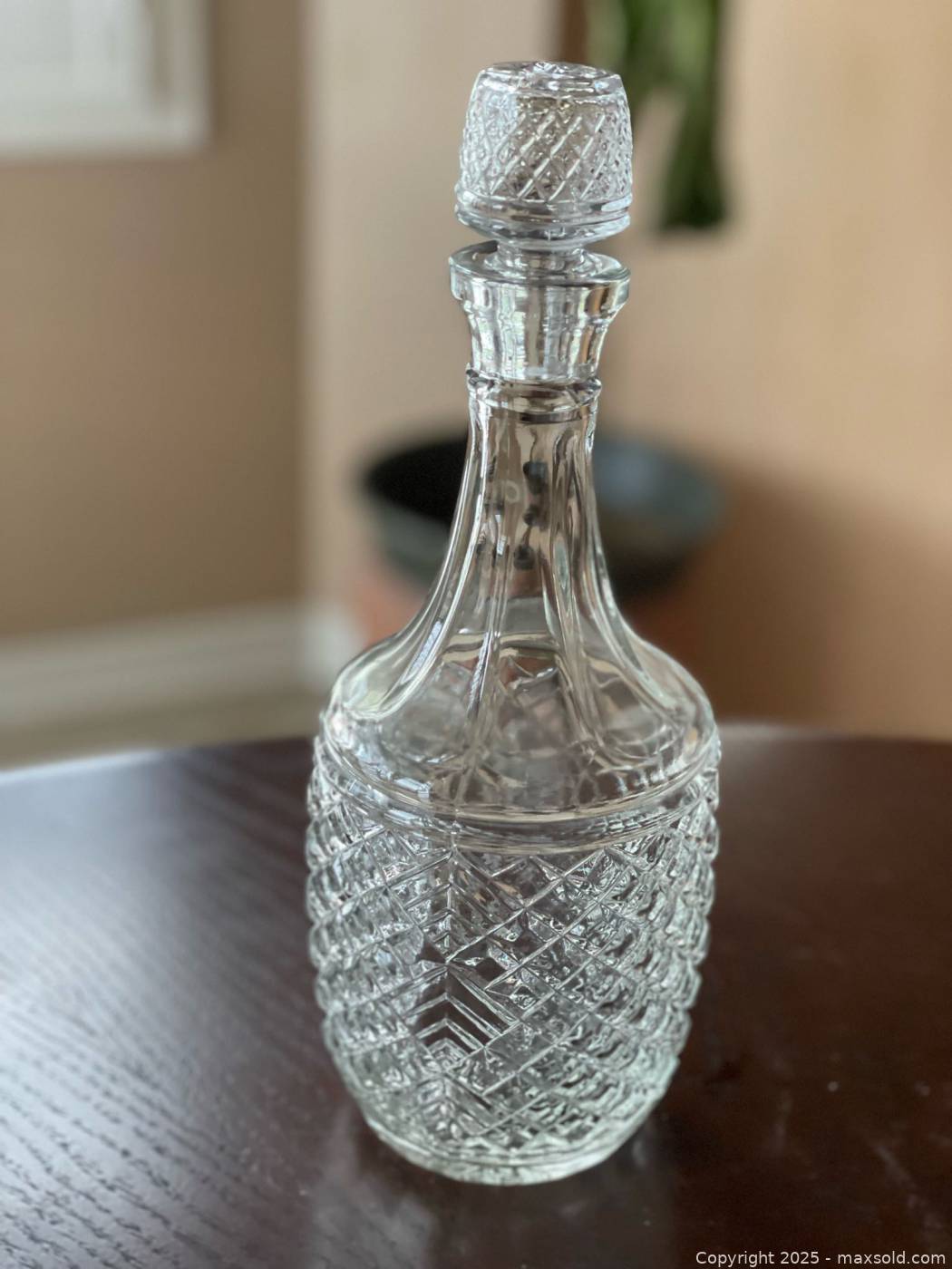 Crystal and pressed-glass decanters with ice buckets and tongs | Maxsold