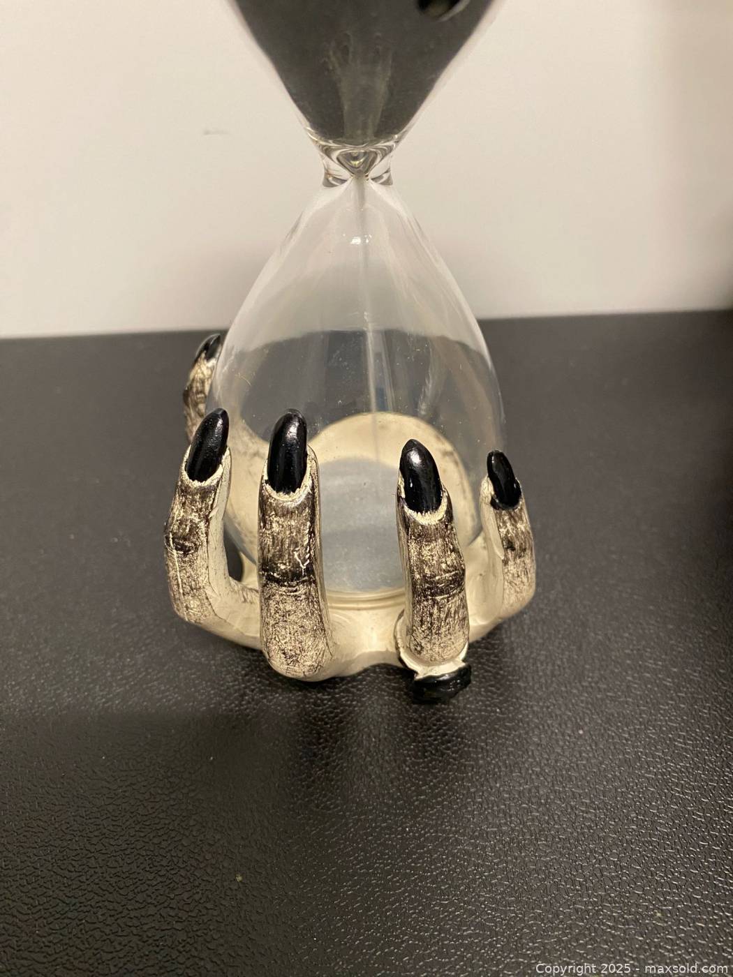 Skeleton Hand Hourglass and Skull Telephone Prop | Maxsold
