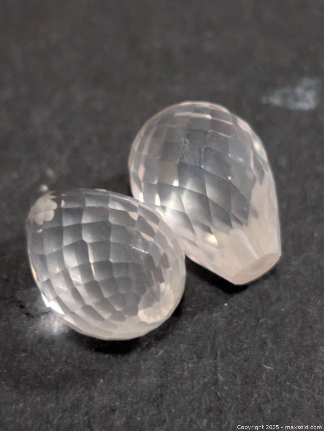 Genuine rose quartz gemstones 20ct total | Maxsold