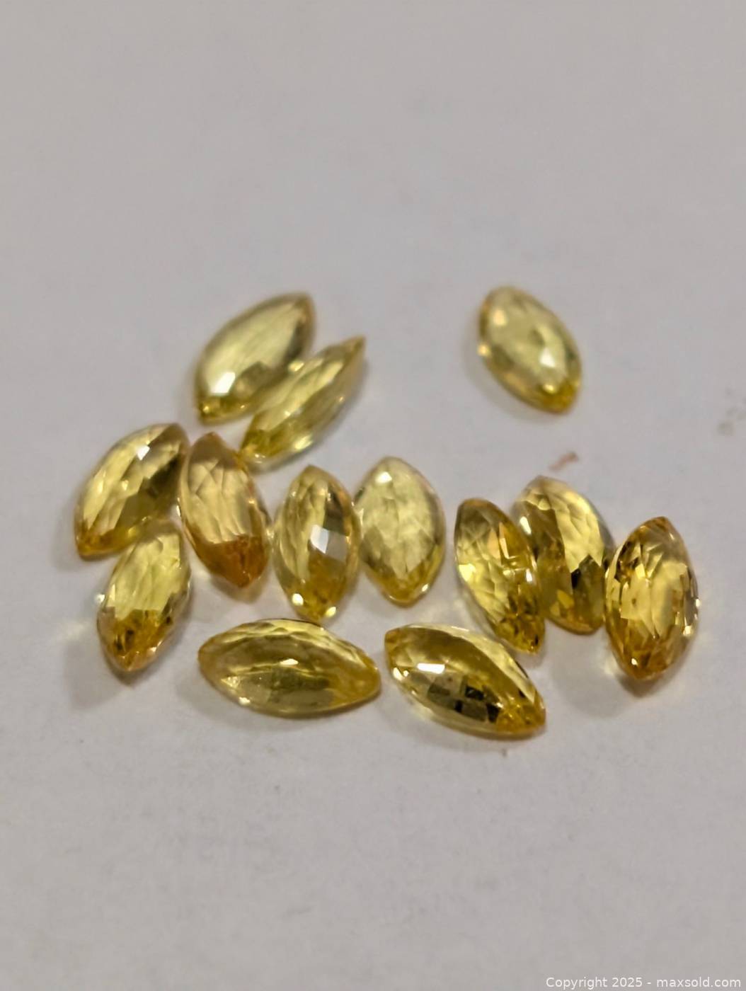Genuine yellow sapphire gemstones 1.25ct | Maxsold