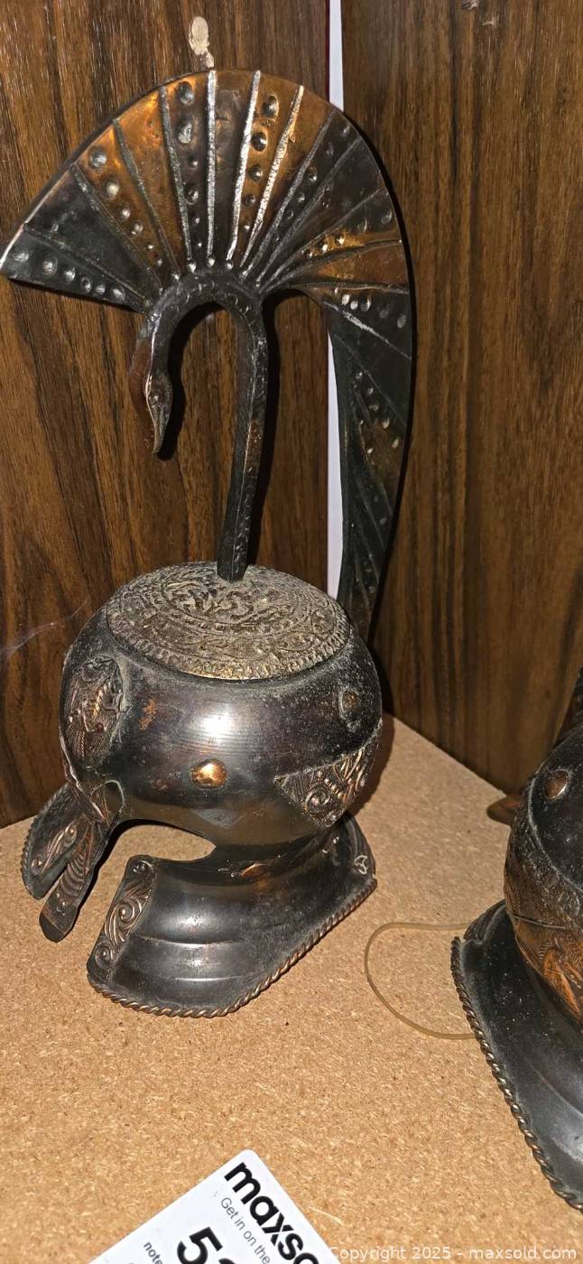 Corinthian-style miniature helmets, 3 pcs | Maxsold