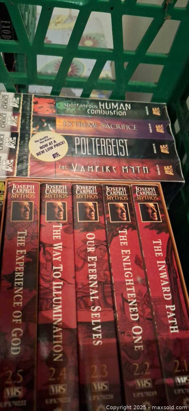 VHS movies and documentary sets | Maxsold