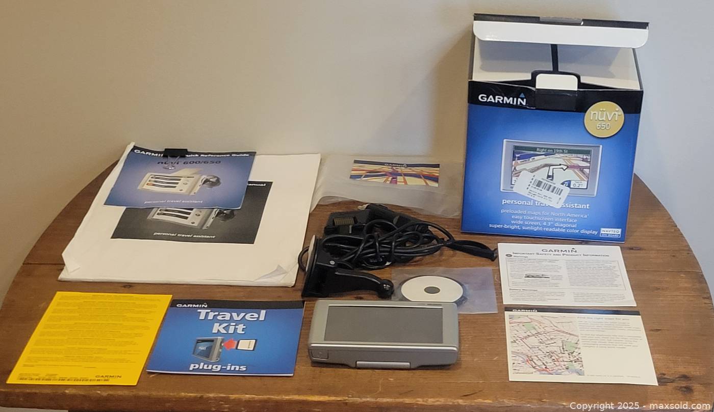 Garmin nuvi 650 Portable GPS Kit | Maxsold