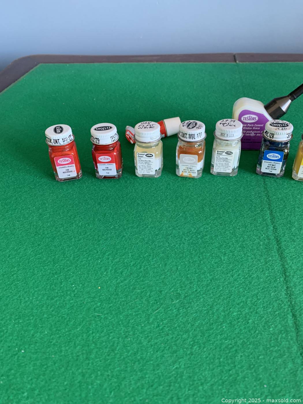Vintage Testors Enamel Model Paints And Thinner | Maxsold