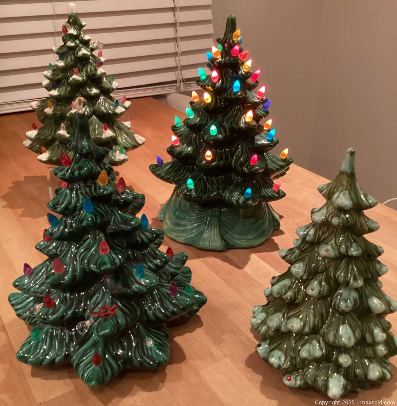 Vintage Holland Mold ceramic Christmas trees | Maxsold