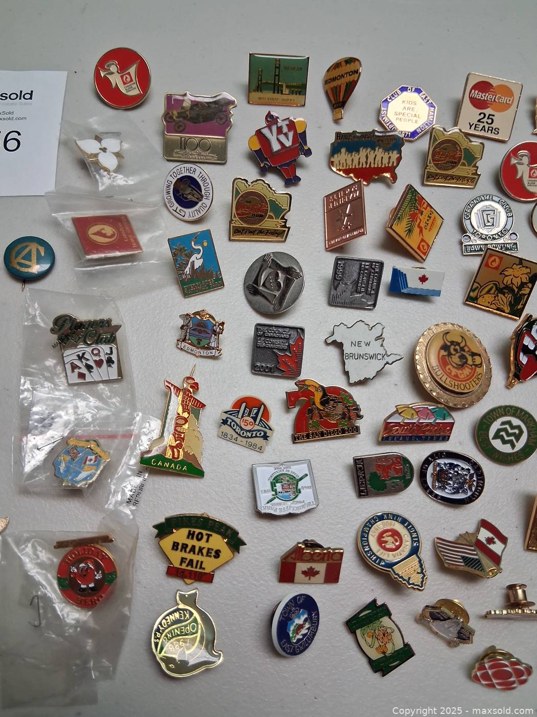 Assorted Metal Lapel Pins | Maxsold