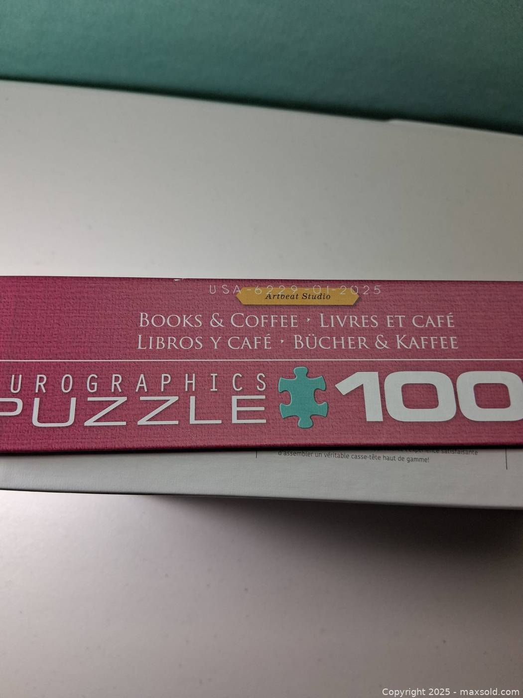 Eurographics Books & Coffee 1000-piece Puzzle | Maxsold