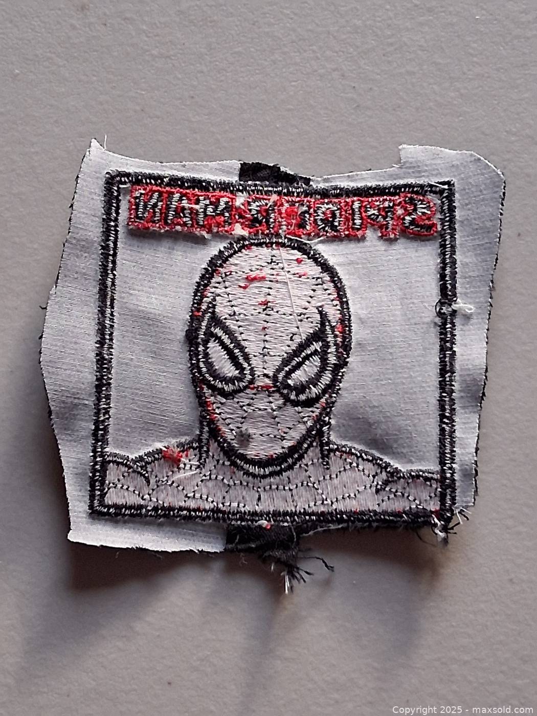 Marvel Spider-Man fabric patch | Maxsold