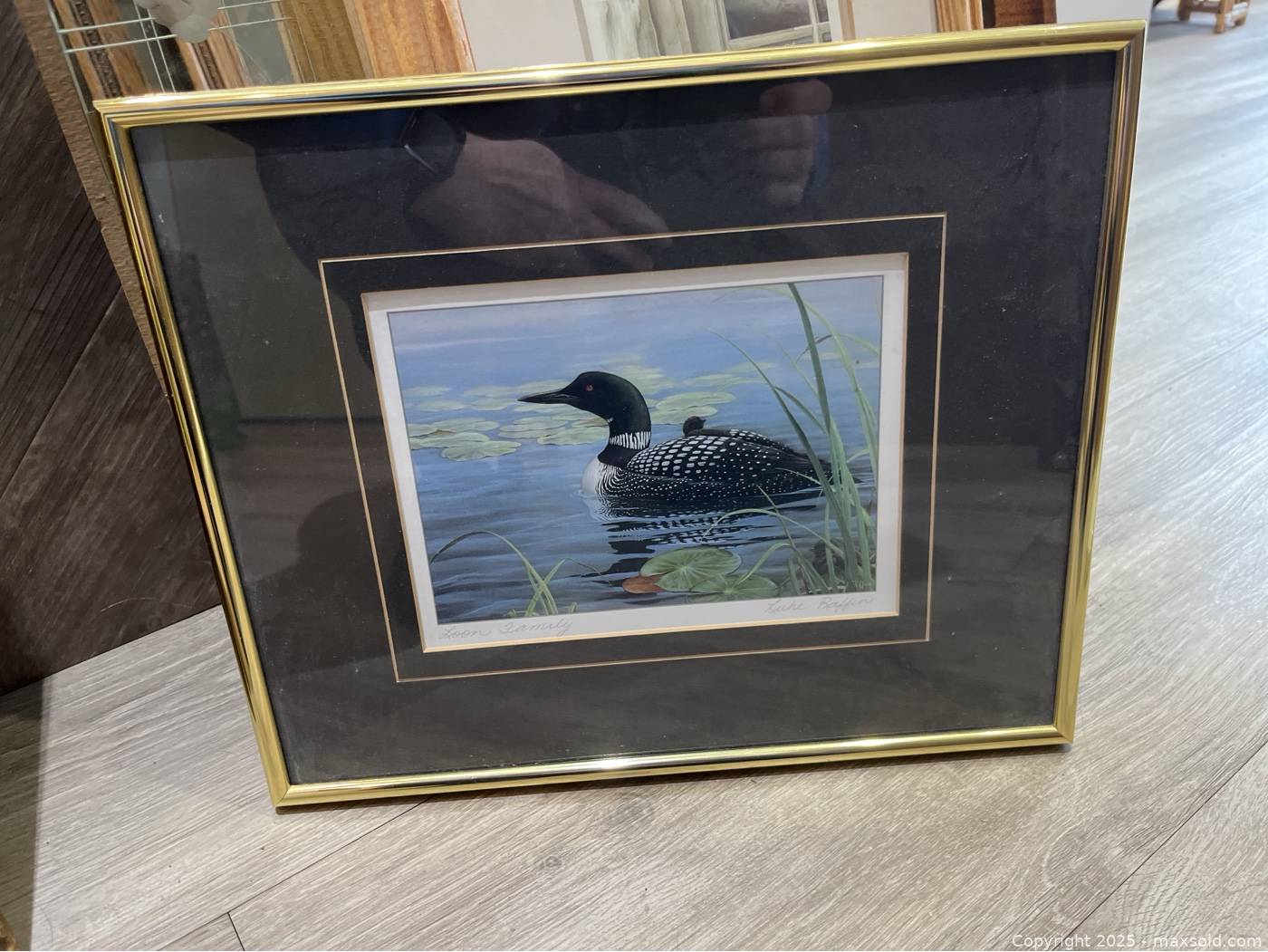 Framed artwork prints, mirror, empty frame | Maxsold