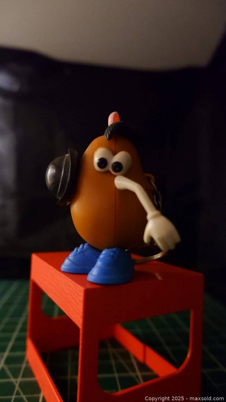 Mini Mr. Potato Head keychain figure | Maxsold