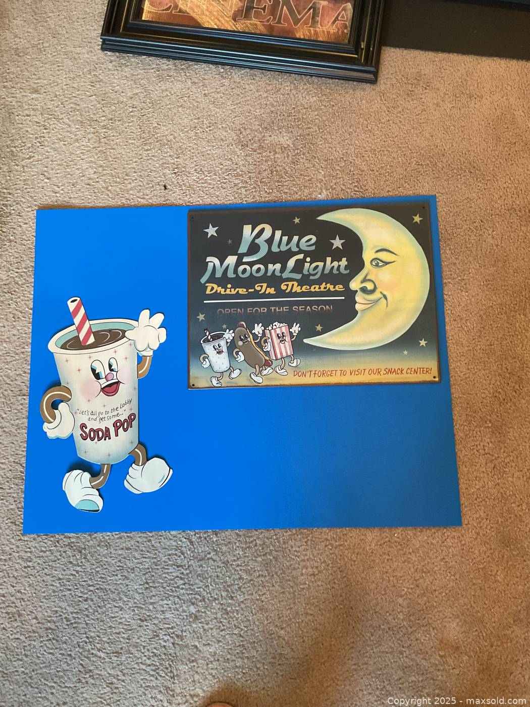 Blue Moon Drive-In and Soda Pop metal signs | Maxsold