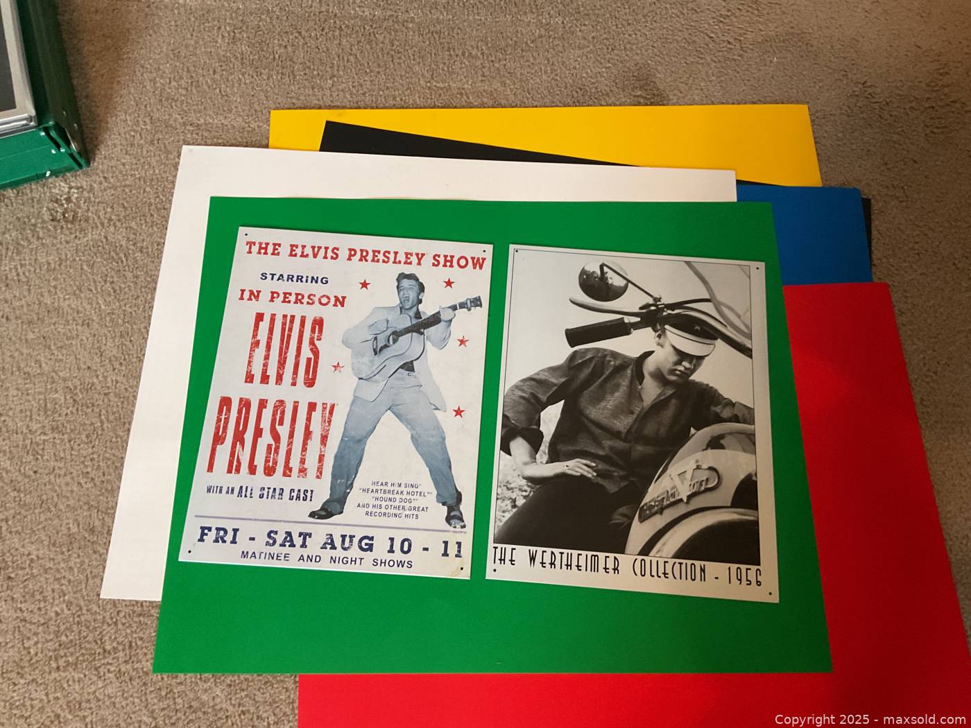 Elvis Presley Paper Photo & Two Metal Signs | Maxsold