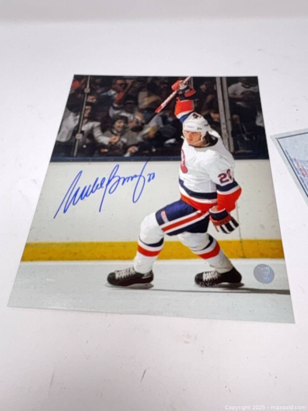 Mike Bossy Signed 8x10 Photo With COA | Maxsold