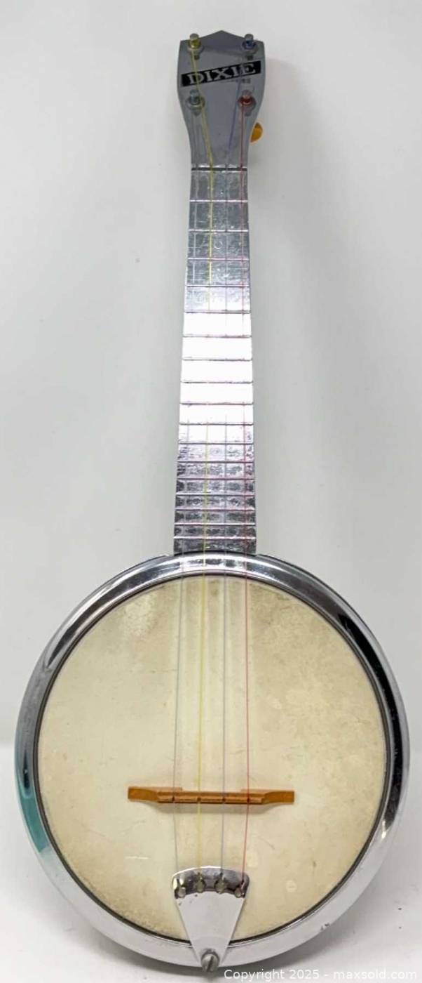 “DIXIE” chrome banjo-ukulele, c.1950s–60s | Maxsold