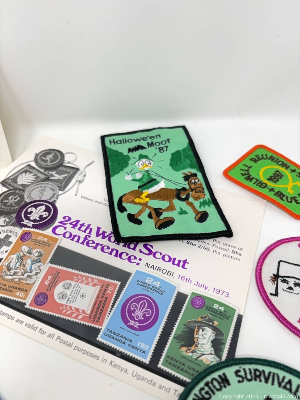 Scout patches and commemorative Scout stamps | Maxsold