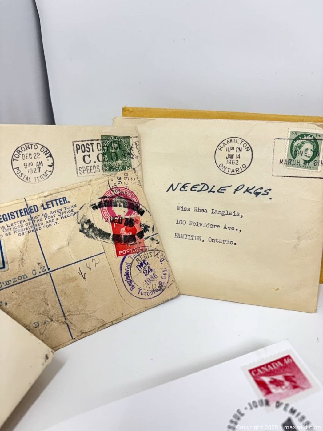 First Day Covers & Cancelled Envelopes Lot | Maxsold