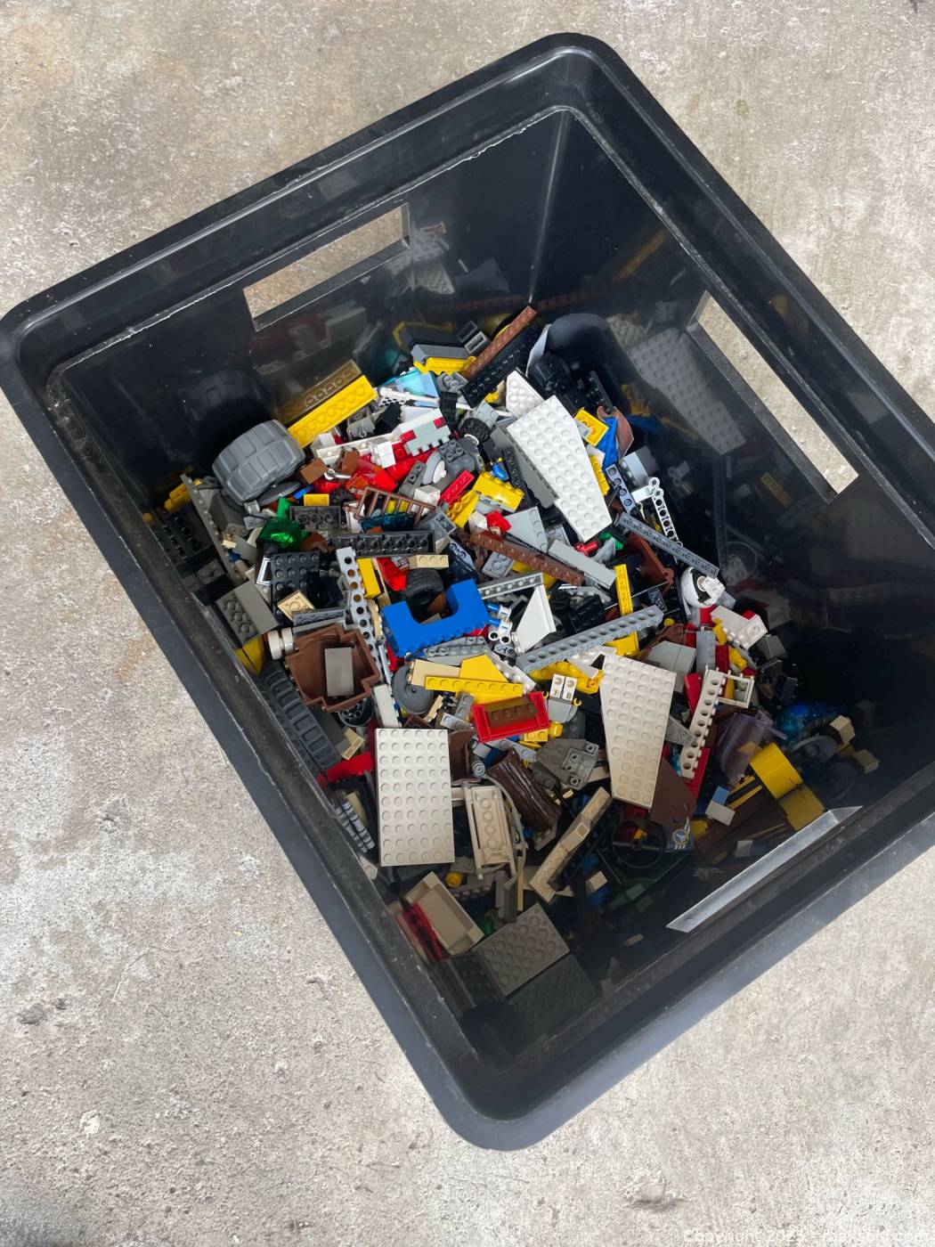 Assorted Lego Bricks And Instruction Binder | Maxsold