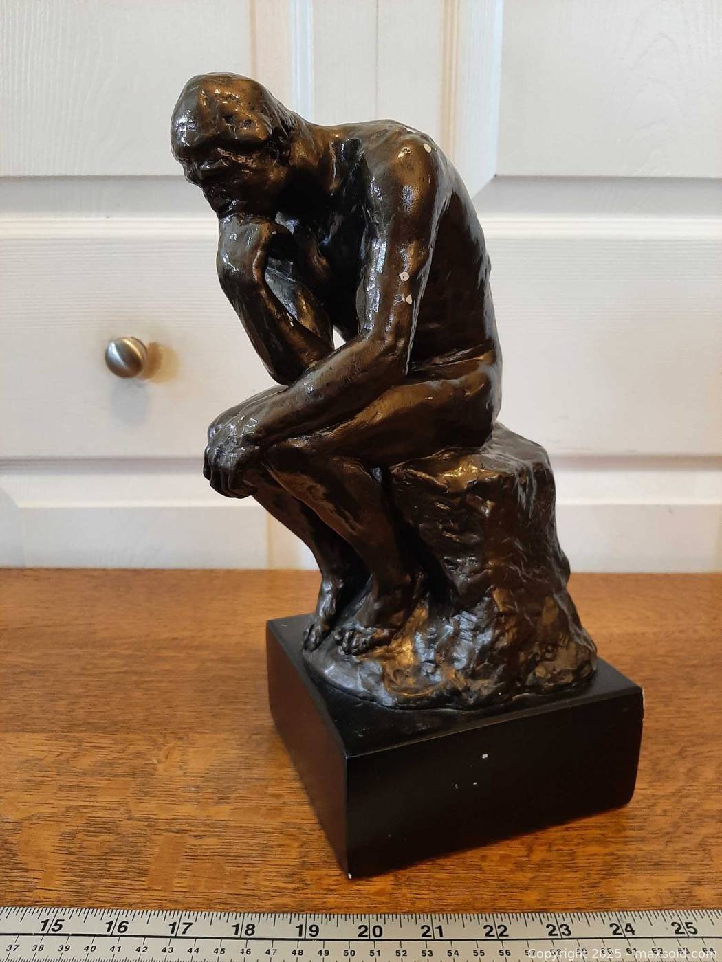 Austin Productions 1981 The Thinker sculpture | Maxsold