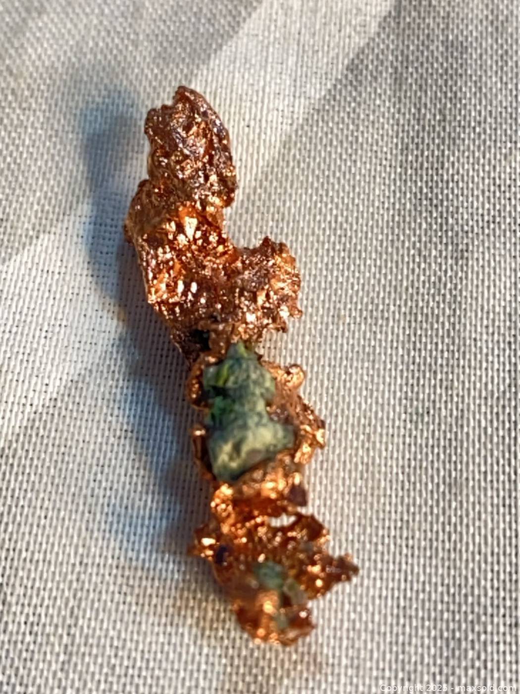 Native Copper Specimen Michigan 1.75" | Maxsold