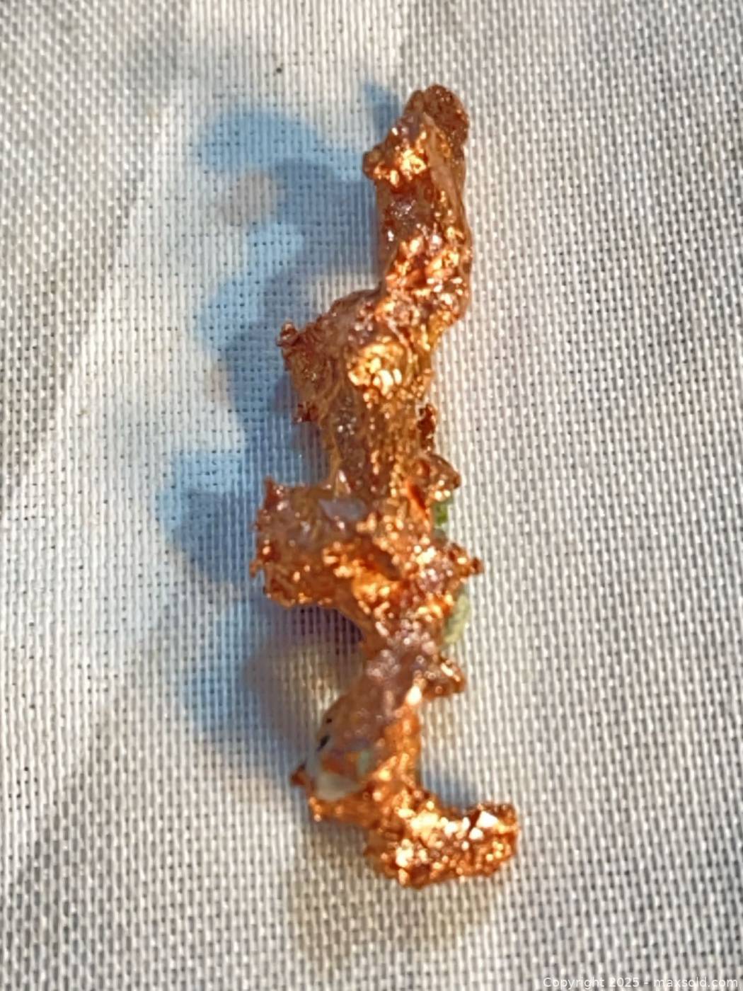 Native Copper Specimen Michigan 1.75" | Maxsold