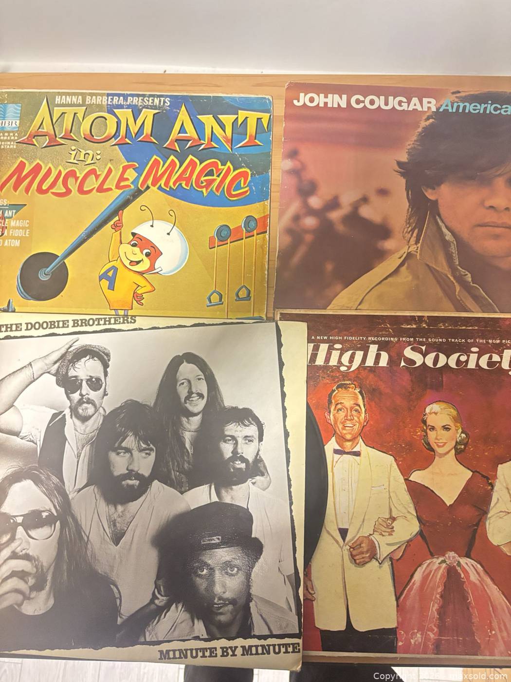 Vinyl record lot – 4 LP albums | Maxsold