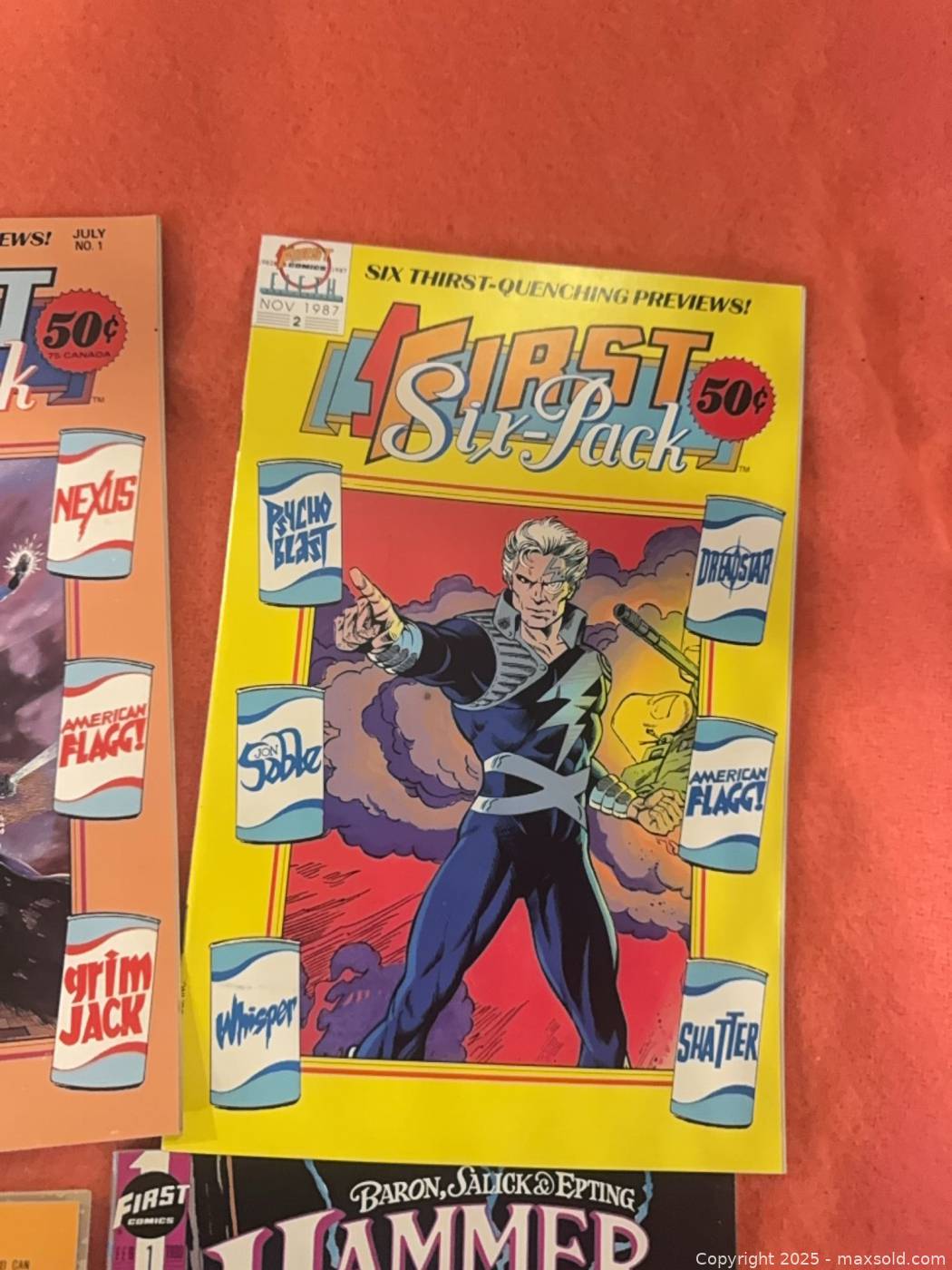 First Comics four first-issue comic books | Maxsold
