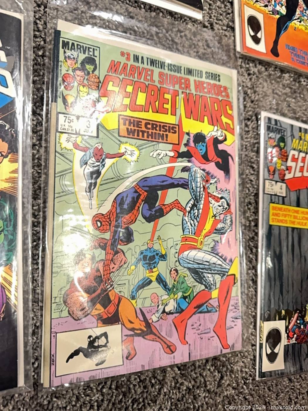 Marvel Super Heroes Secret Wars 1-12 comic set | Maxsold