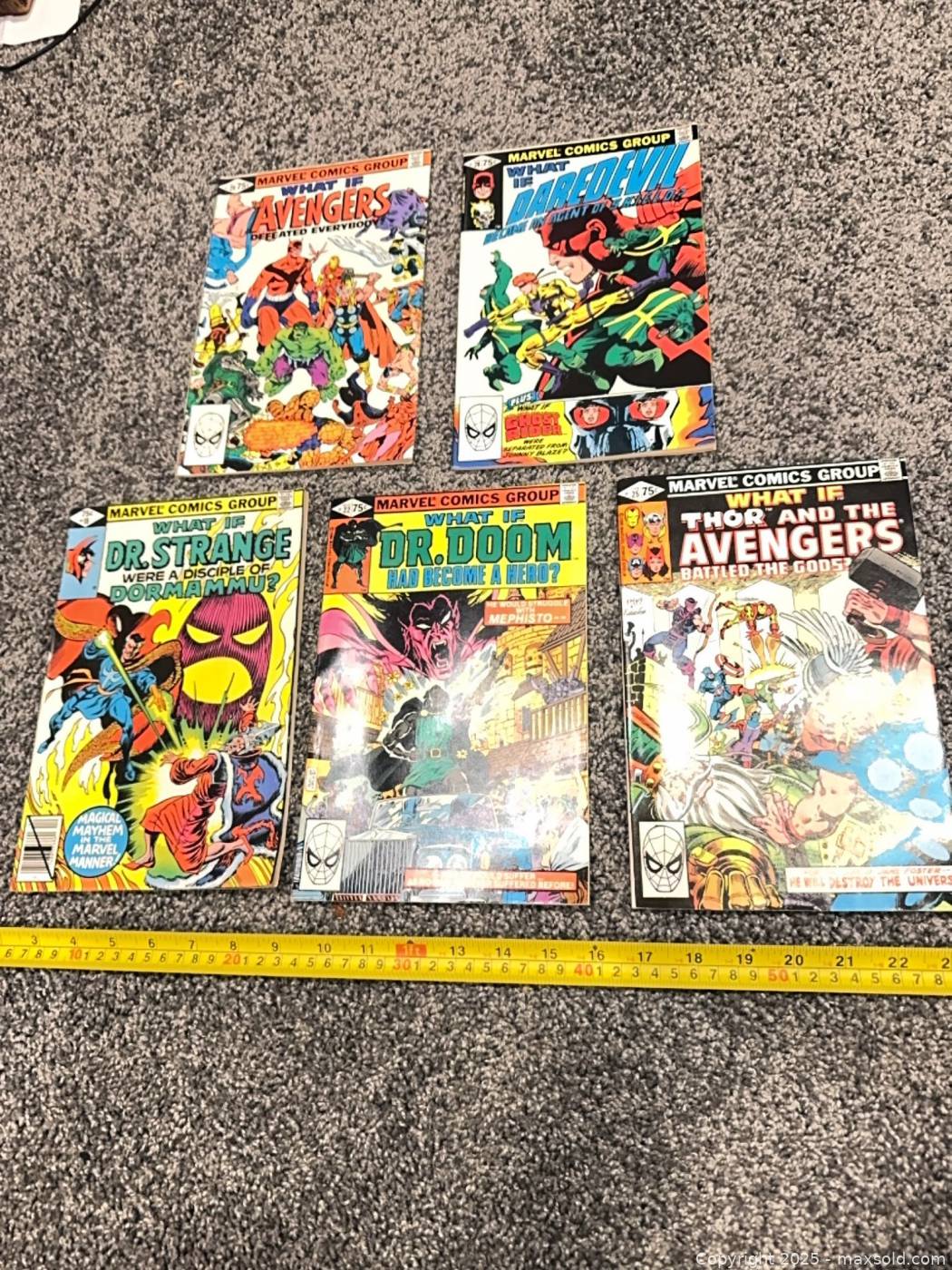 Marvel What If? #18 #22 #25 #28 #29 comics | Maxsold