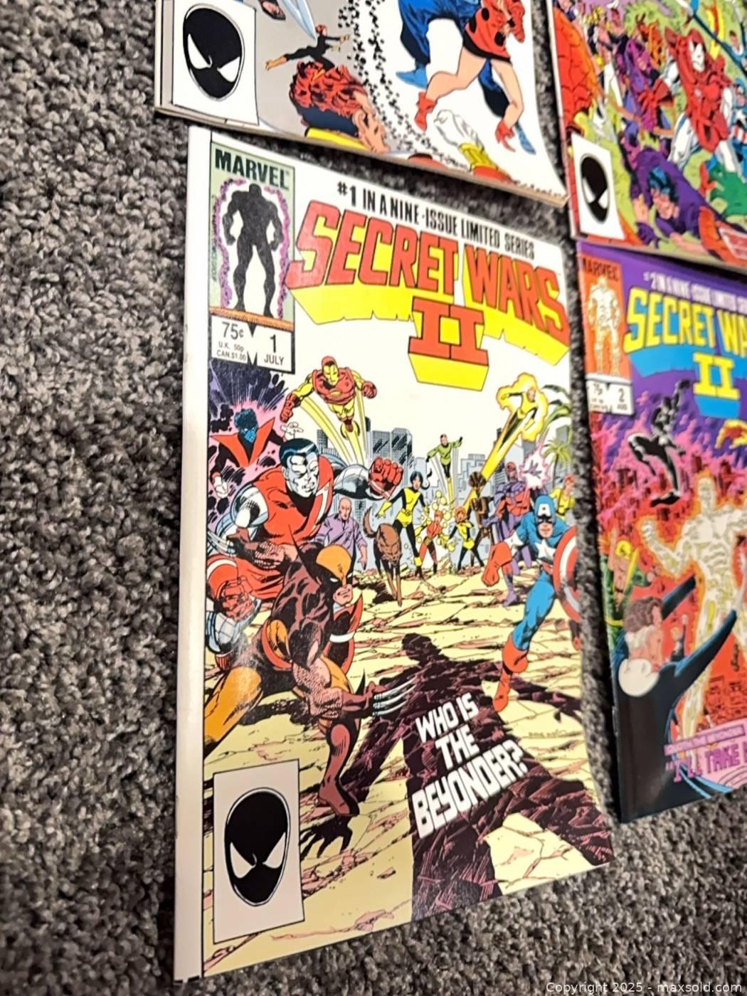 Marvel Secret Wars II #1-9 comic set | Maxsold