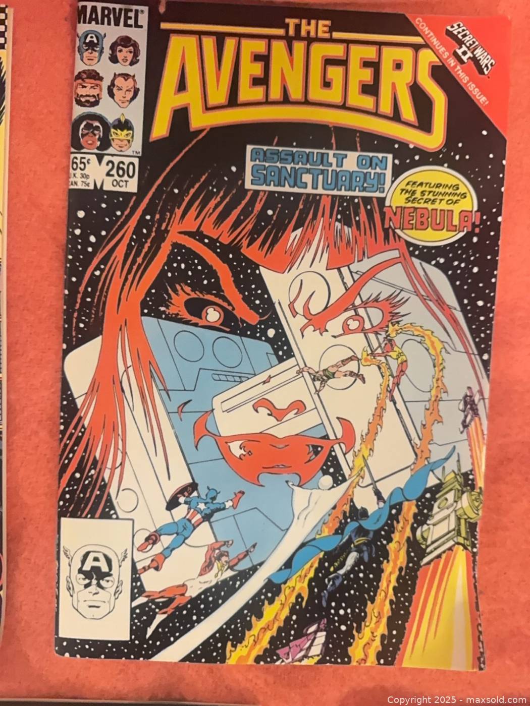 Marvel The Avengers comic books issues 230, 232, 233, 236-239, 260 ...