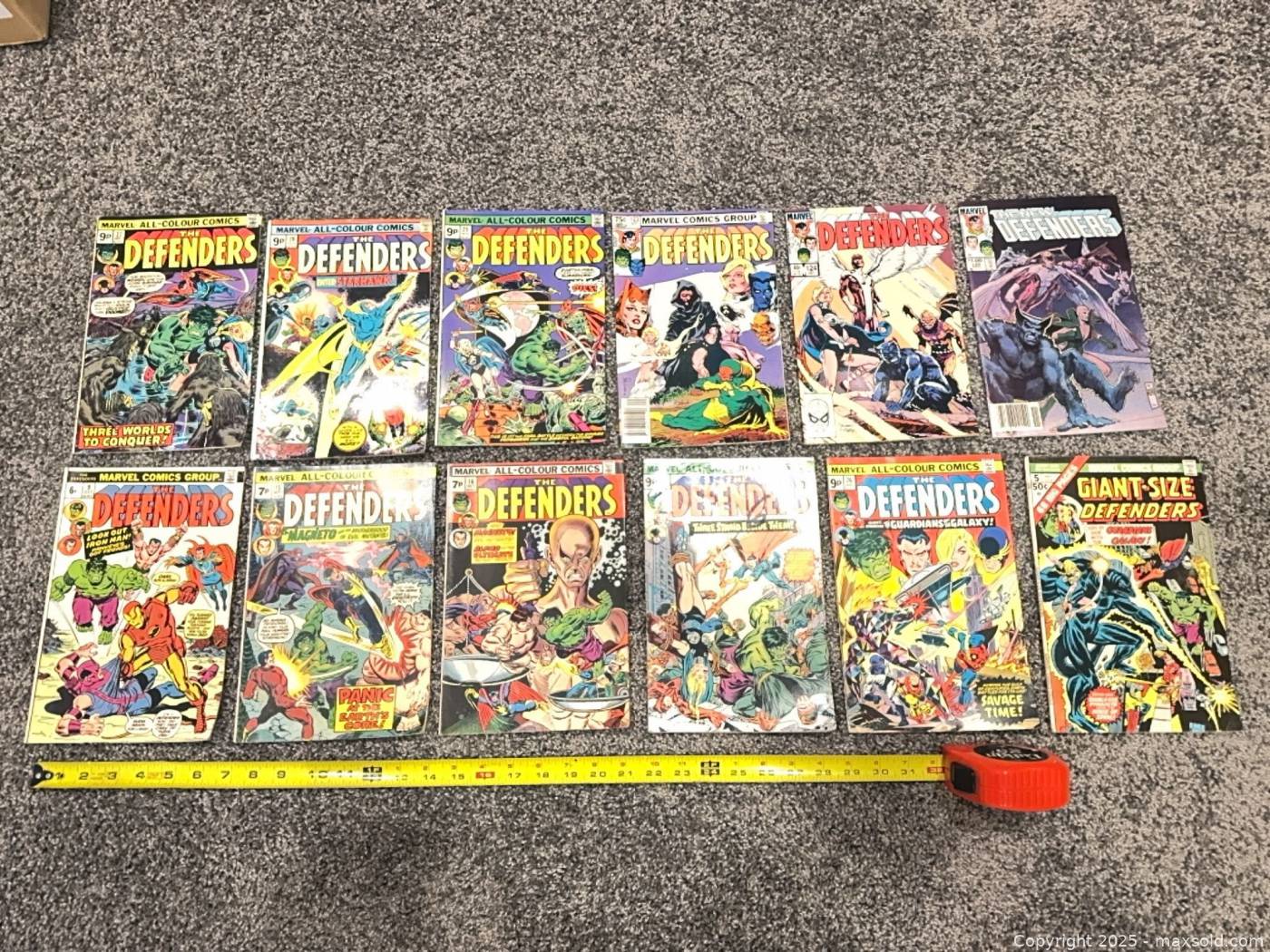 Marvel The Defenders comic lot x12 | Maxsold