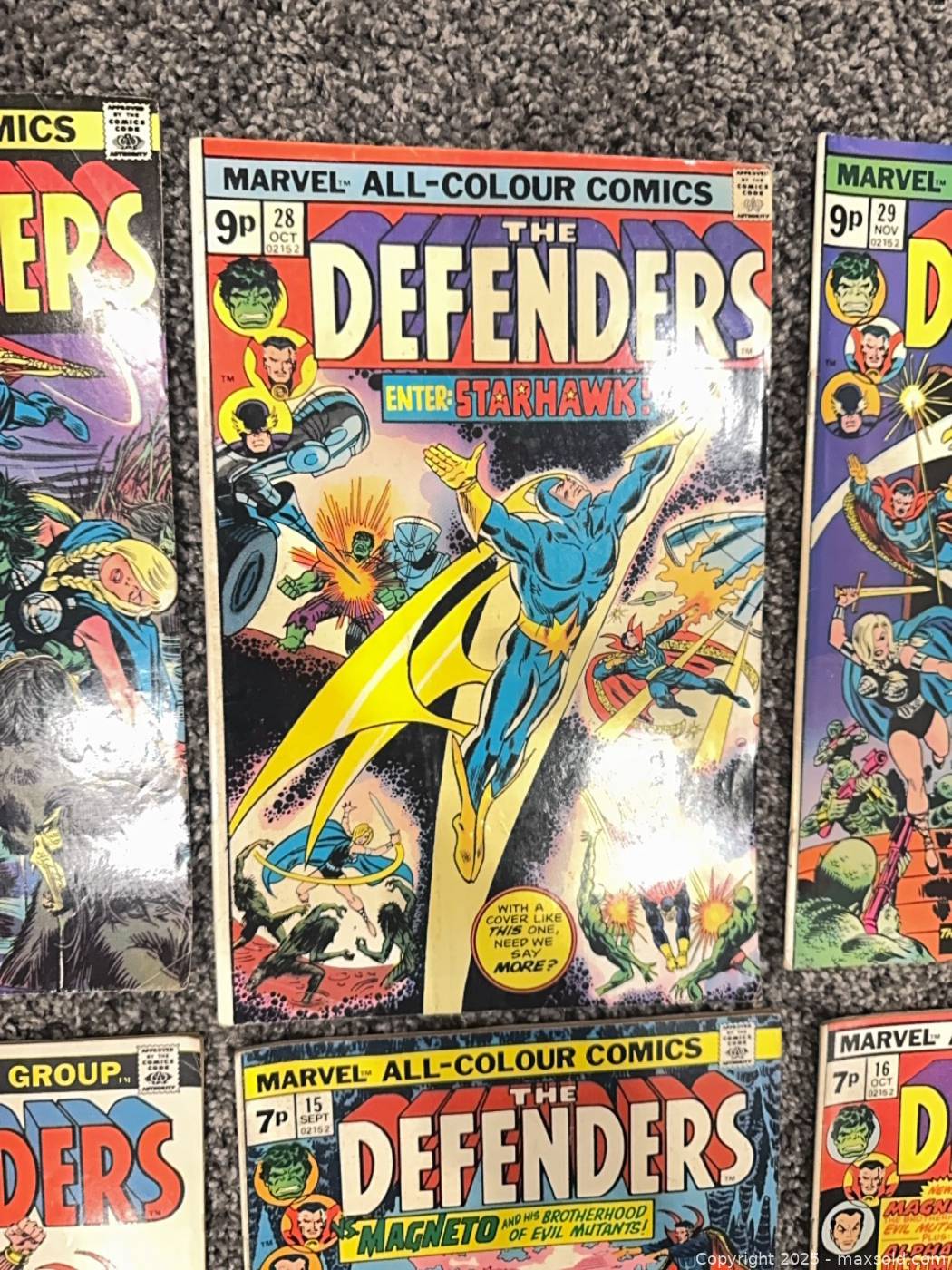 Marvel The Defenders comic lot x12 | Maxsold