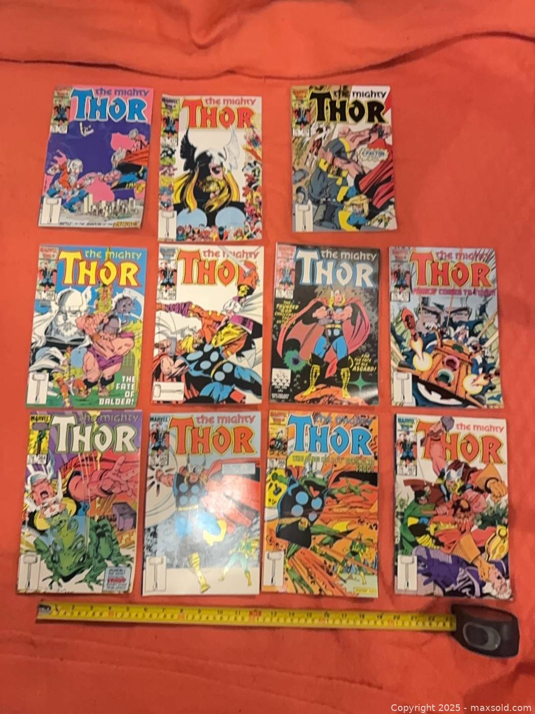 Marvel The Mighty Thor comic books 364-374 | Maxsold