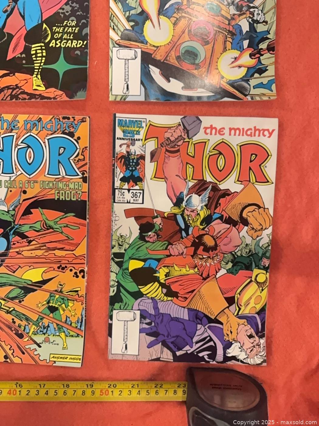 Marvel The Mighty Thor comic books 364-374 | Maxsold