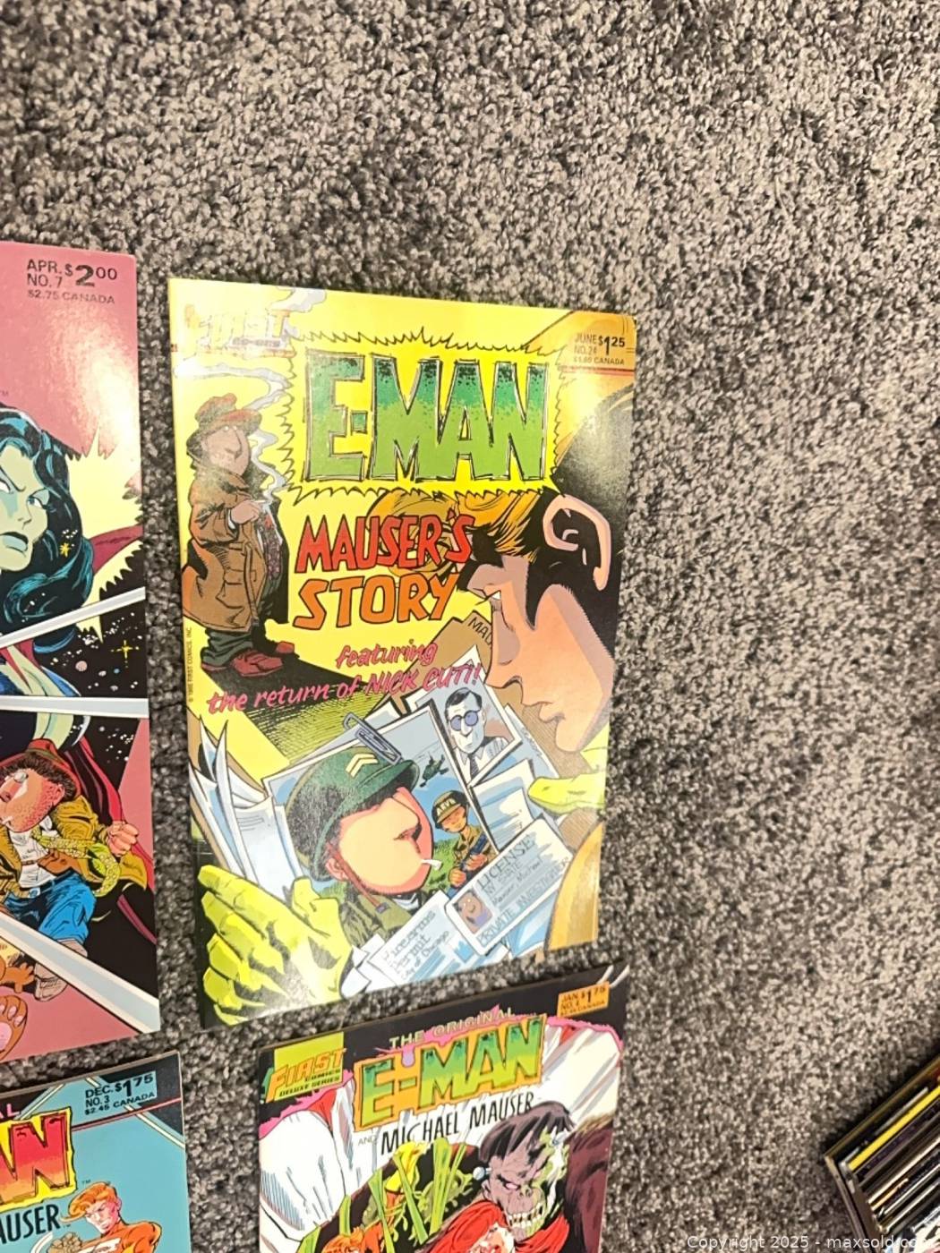 The Original E-Man comic issues 1-7 & 24 | Maxsold
