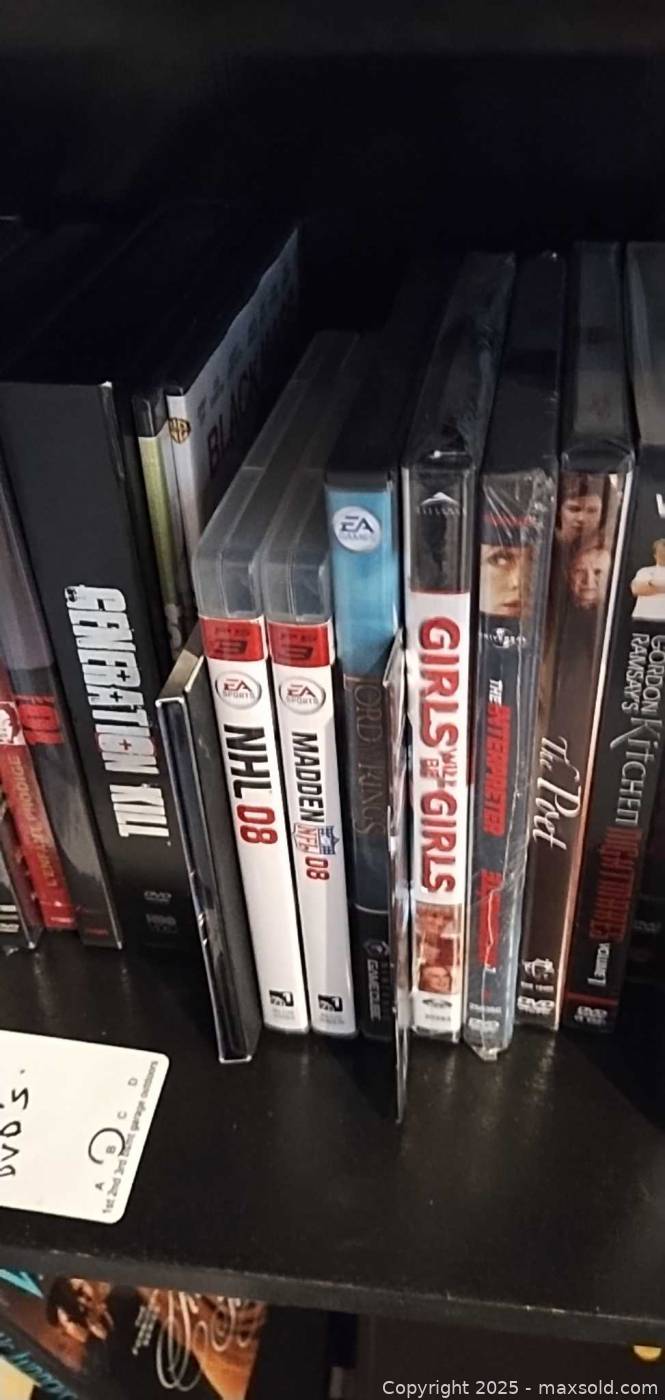 Mixed DVDs, music CDs and games | Maxsold