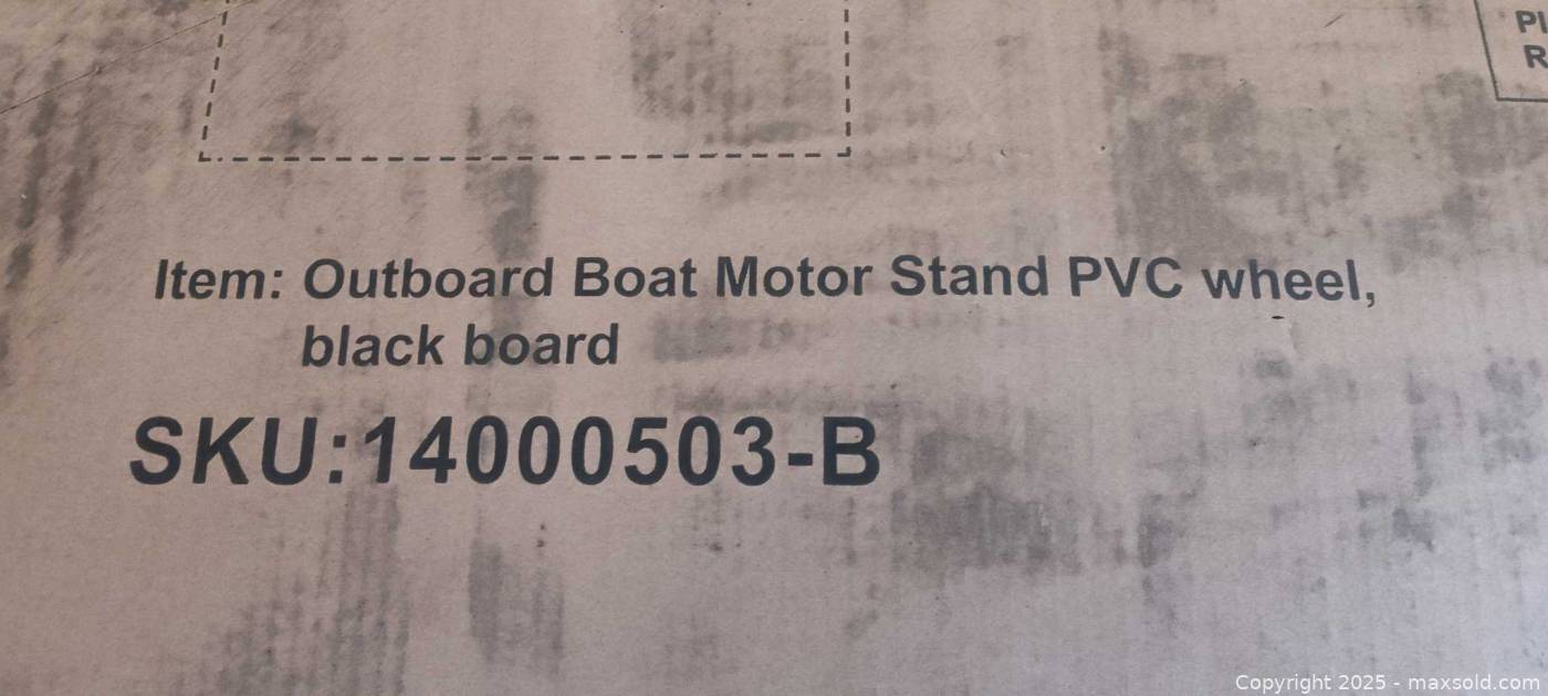 Outboard boat motor stand 315-lb capacity | Maxsold