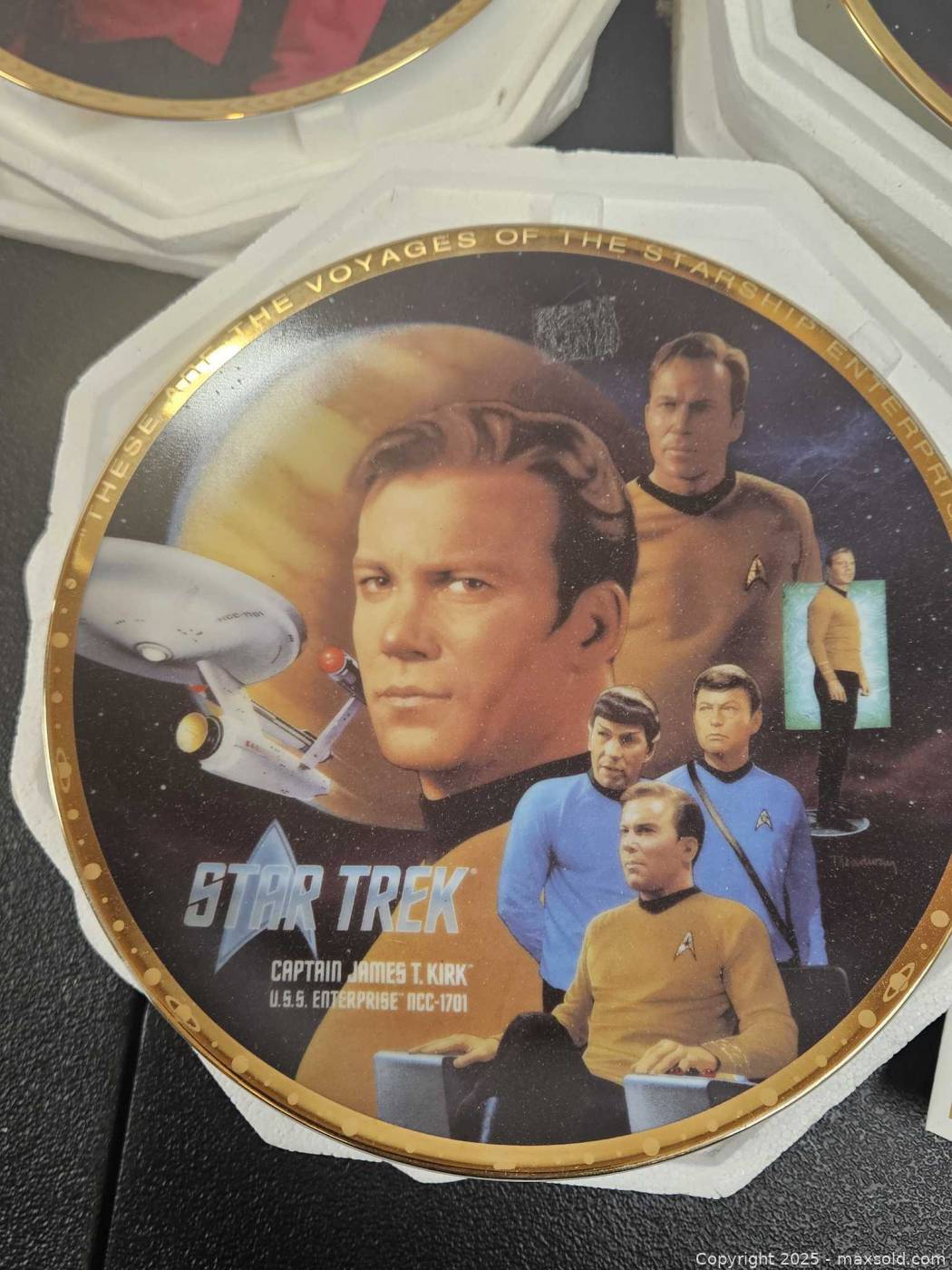 Star Trek limited edition collector plates set of 3 | Maxsold