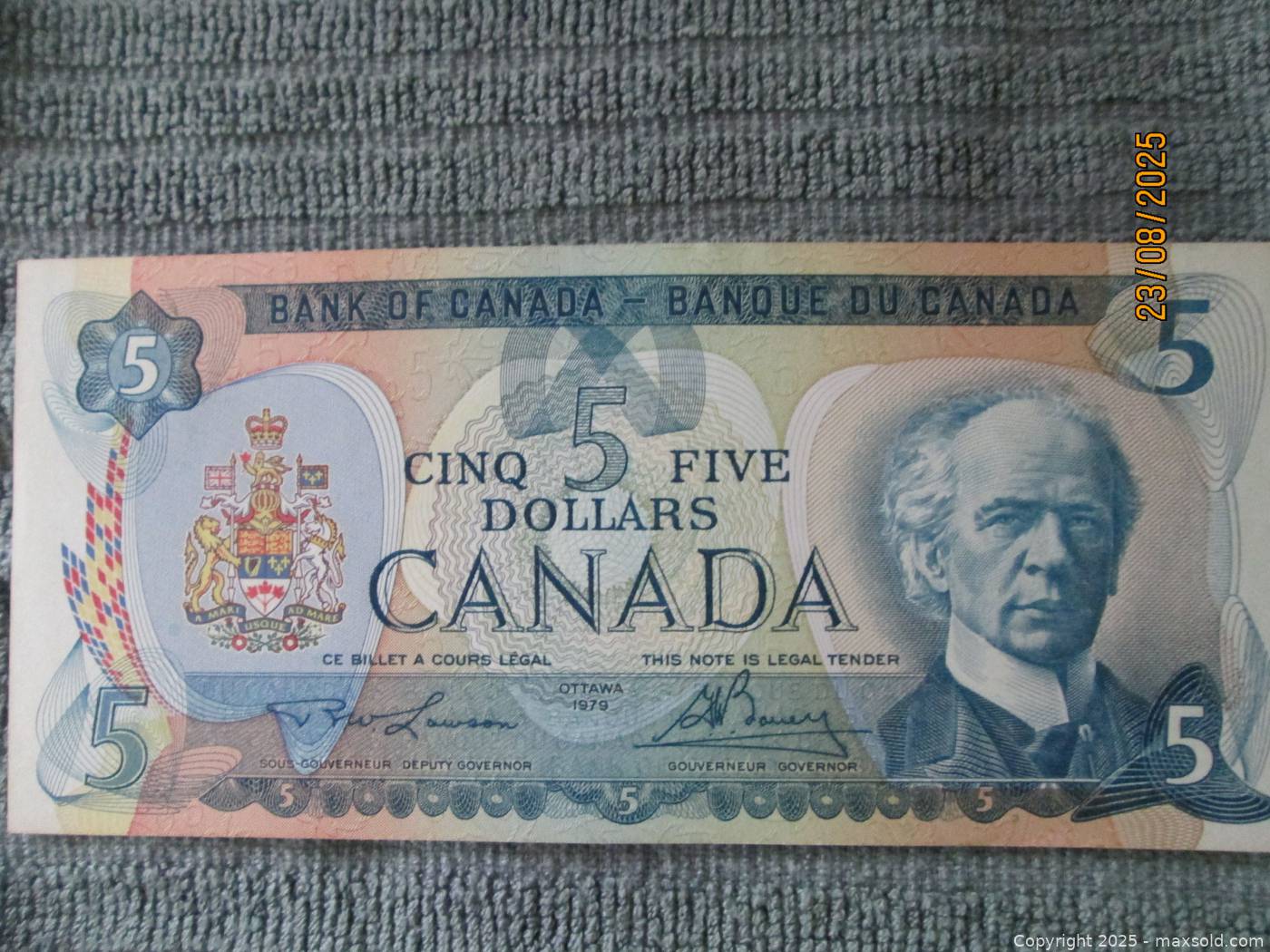 1970s Canadian banknotes, 6 pieces | Maxsold