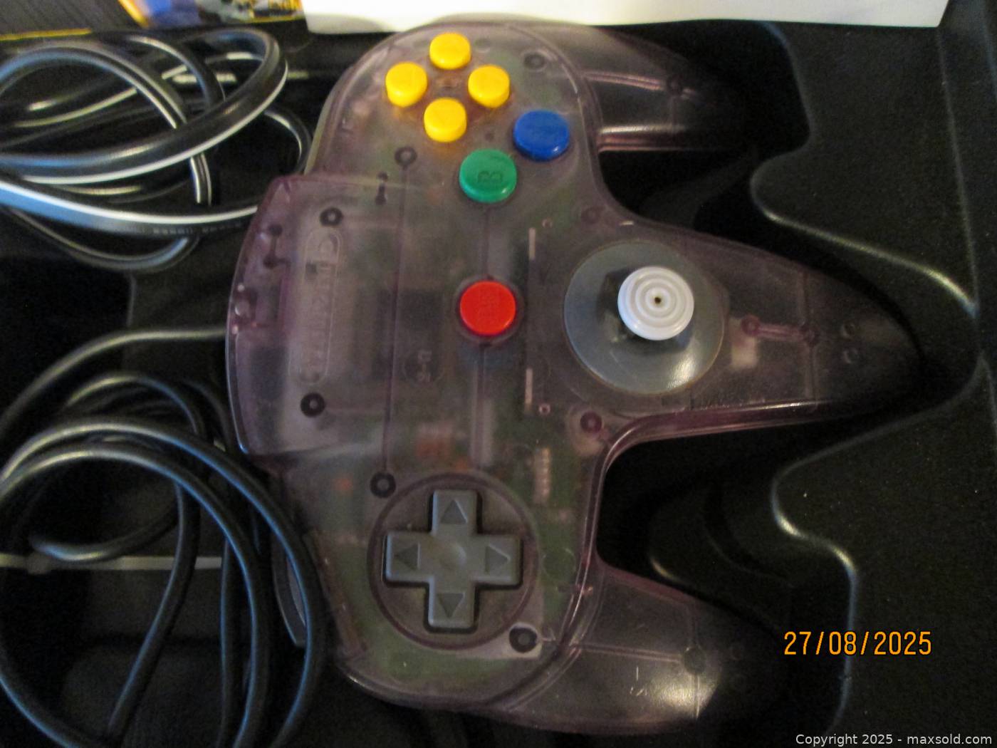 Nintendo 64 console w/ 2 controllers, Super Mario 64, manuals, Pelican ...