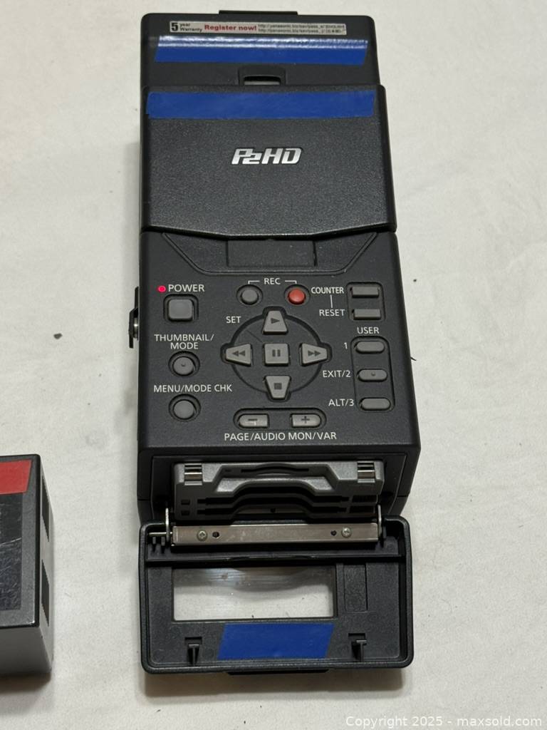 Panasonic AG-HPG20 P2 memory card recorder with battery, charger and ...