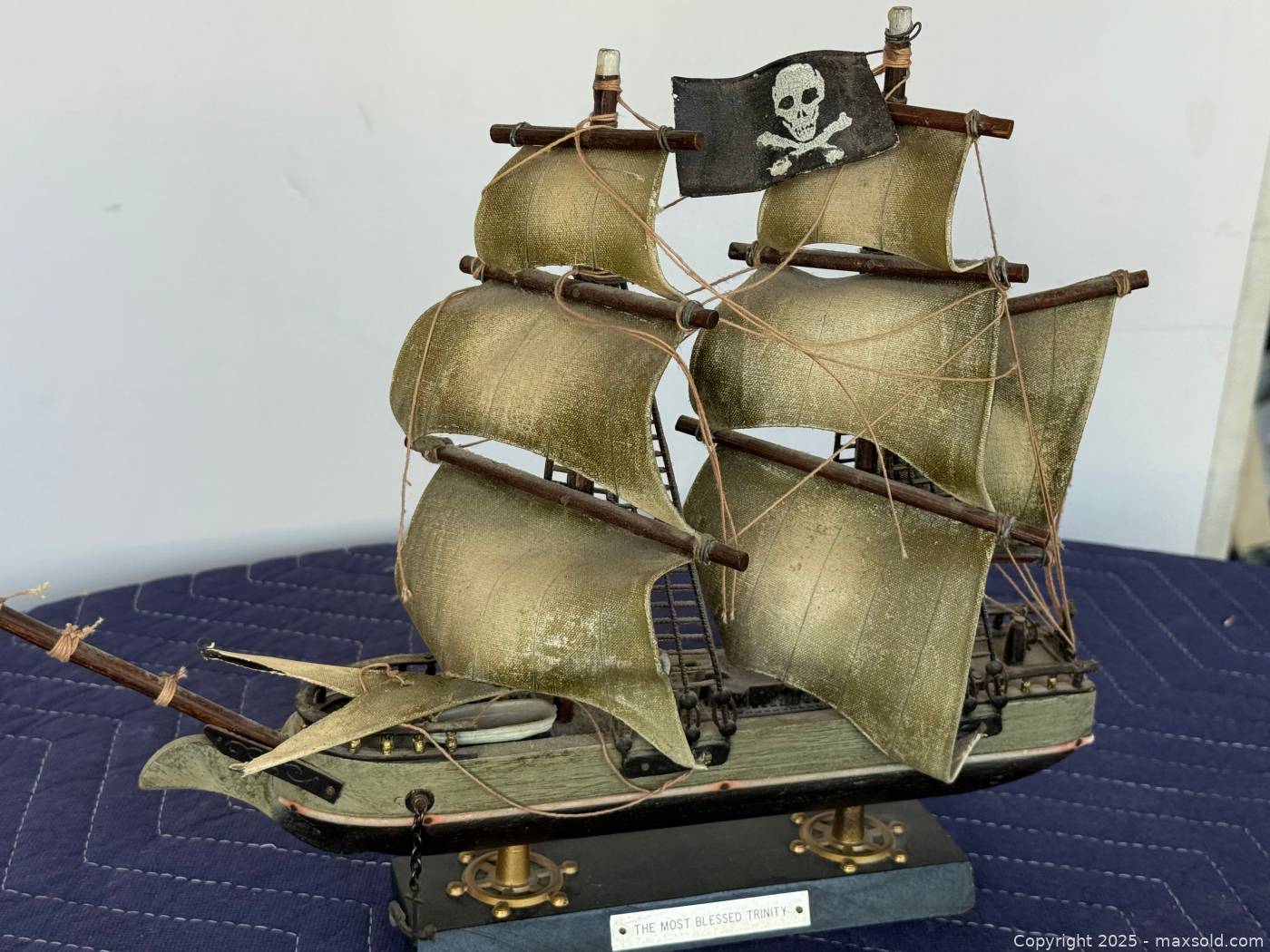 Wooden model pirate ship “The Most Blessed Trinity” | Maxsold