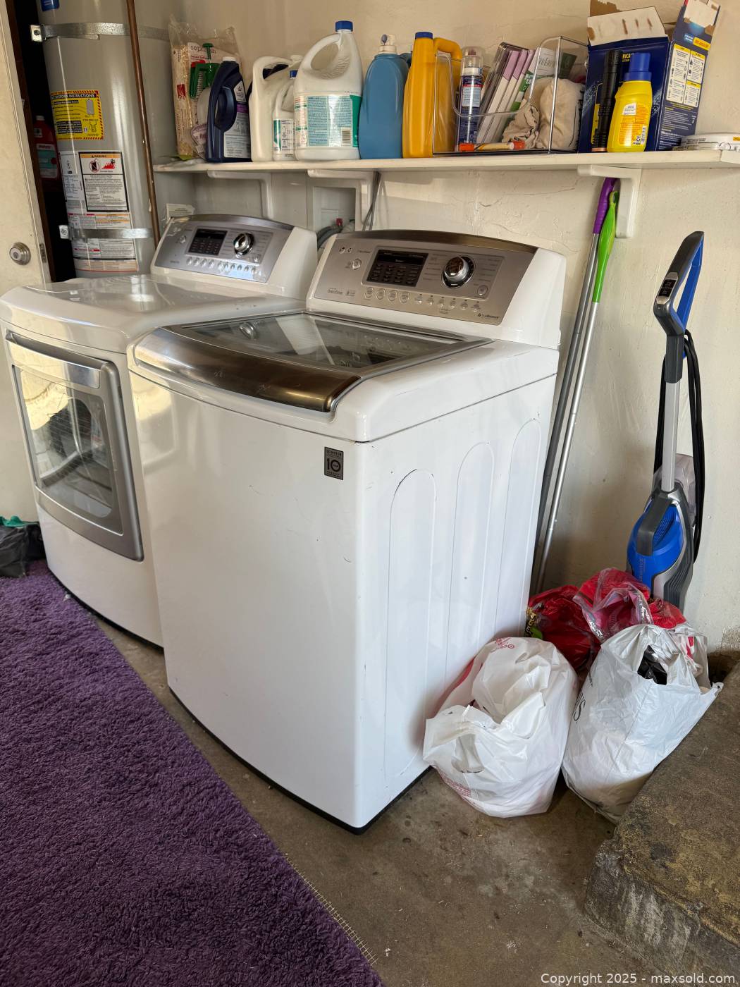 LG WaveForce Direct Drive top-load washing machine | Maxsold