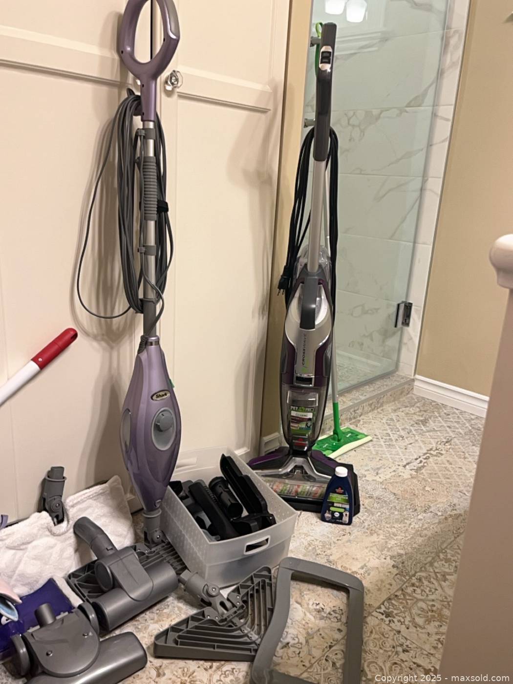 Bissell CrossWave Pet Pro floor cleaner, Shark steam mop, broom ...