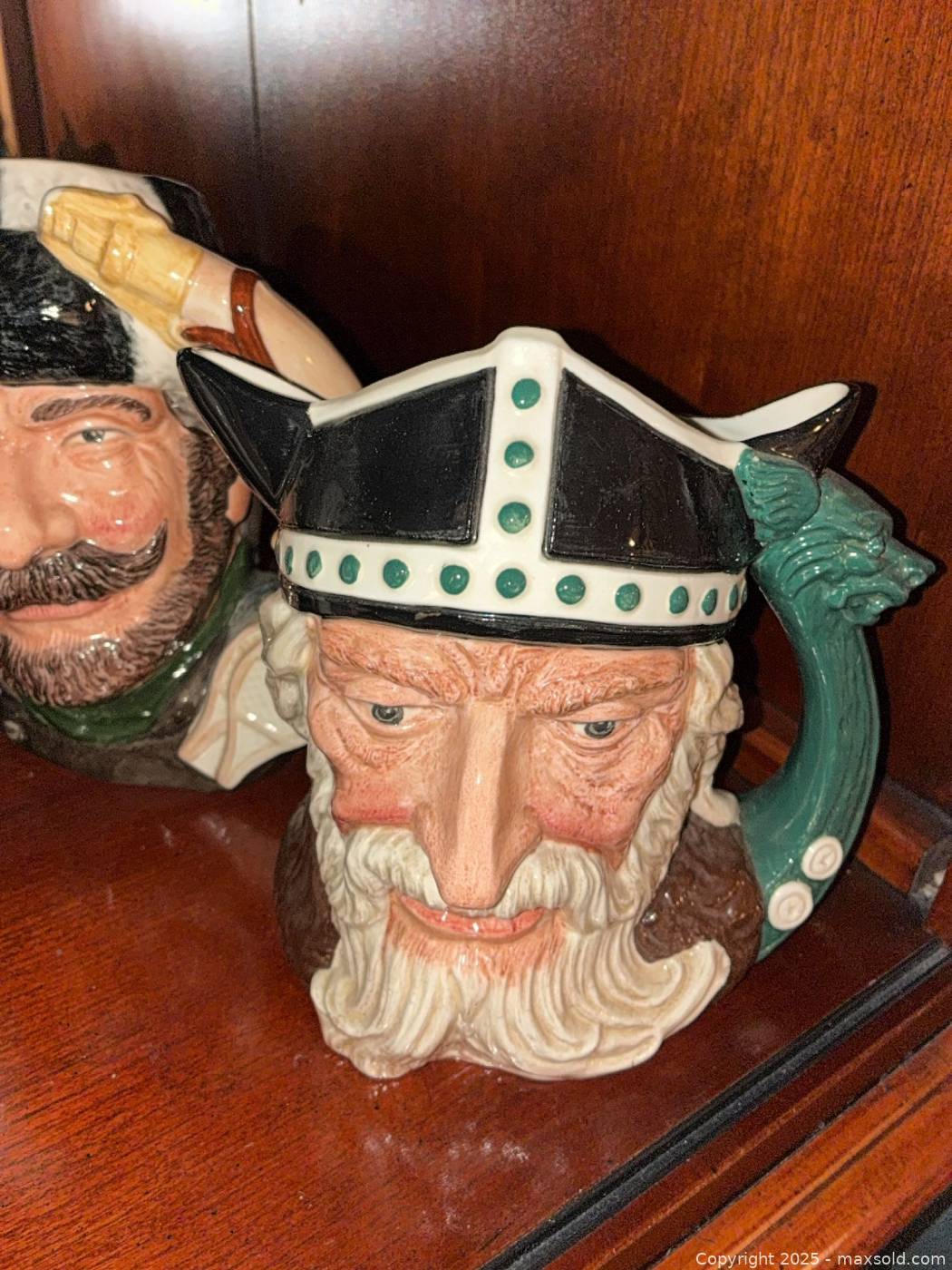 Royal Doulton Toby Jugs, Trapper, Don Quixote, Viking, 7" | Maxsold