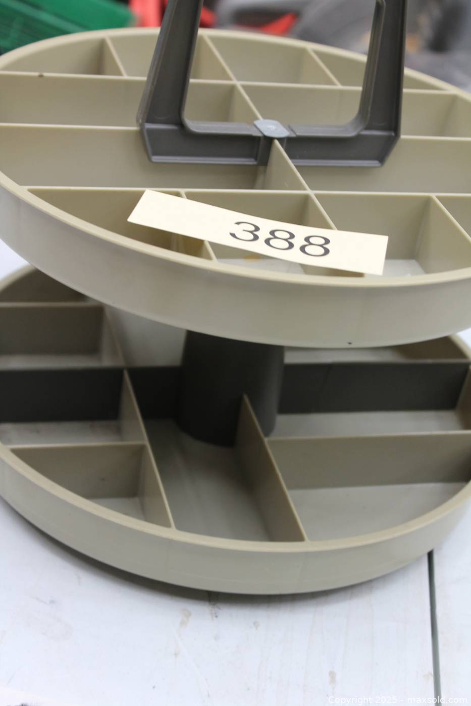 Two-Tier Plastic Parts Caddy 11.25" | Maxsold
