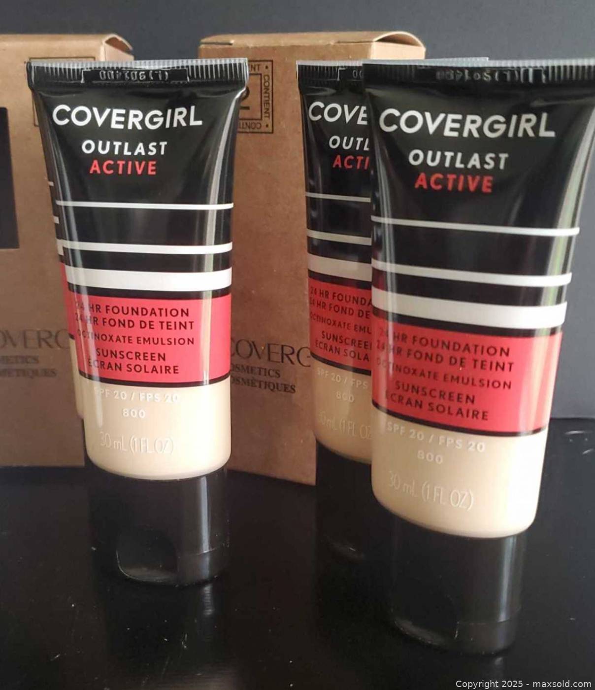 New CoverGirl primer and foundation, 8 pcs | Maxsold