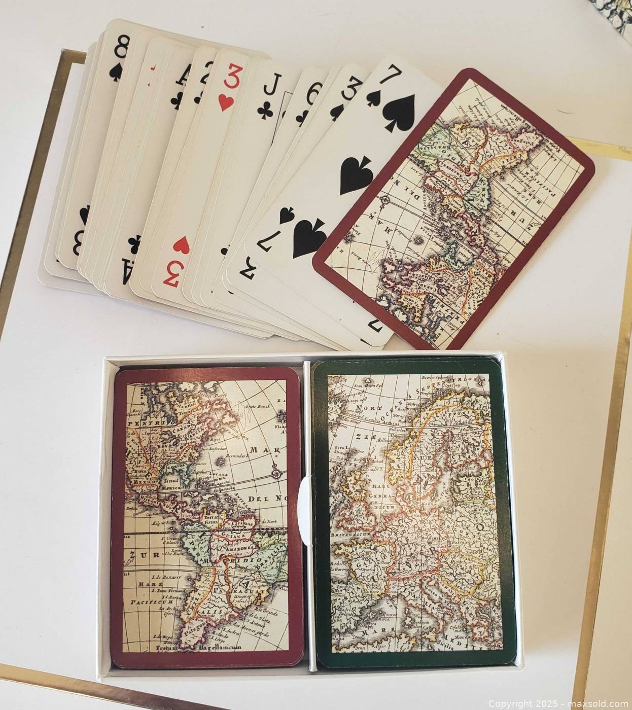 Piatnik Discovery map playing cards | Maxsold
