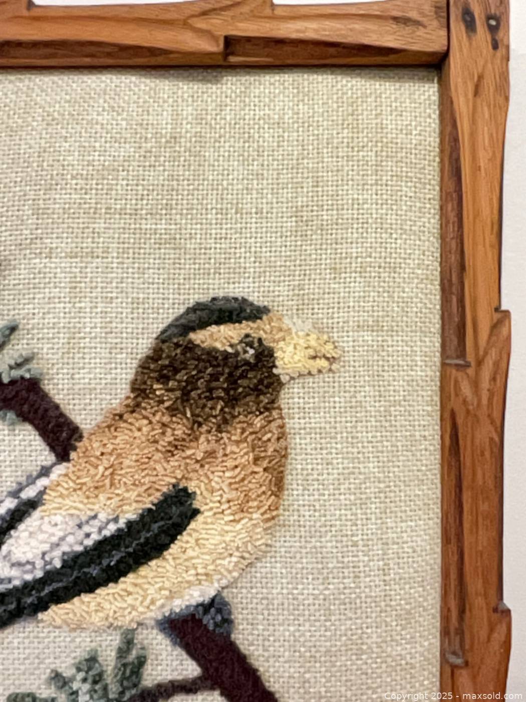 Framed Sculptured Hooking, Petit Point and Unfinished Cross Stitch ...