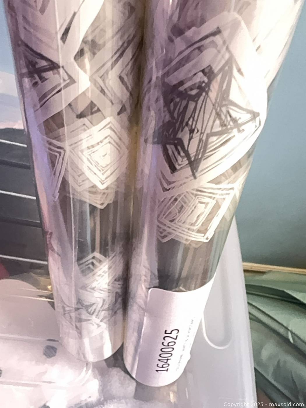 Two 40" x 100' star print cellophane rolls | Maxsold